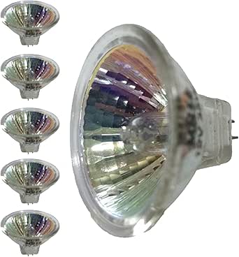 DLEDMOP Halogen MR16 20W 12V Light Bulbs 50W GU5.3 Bi Pin Base 2700K ...