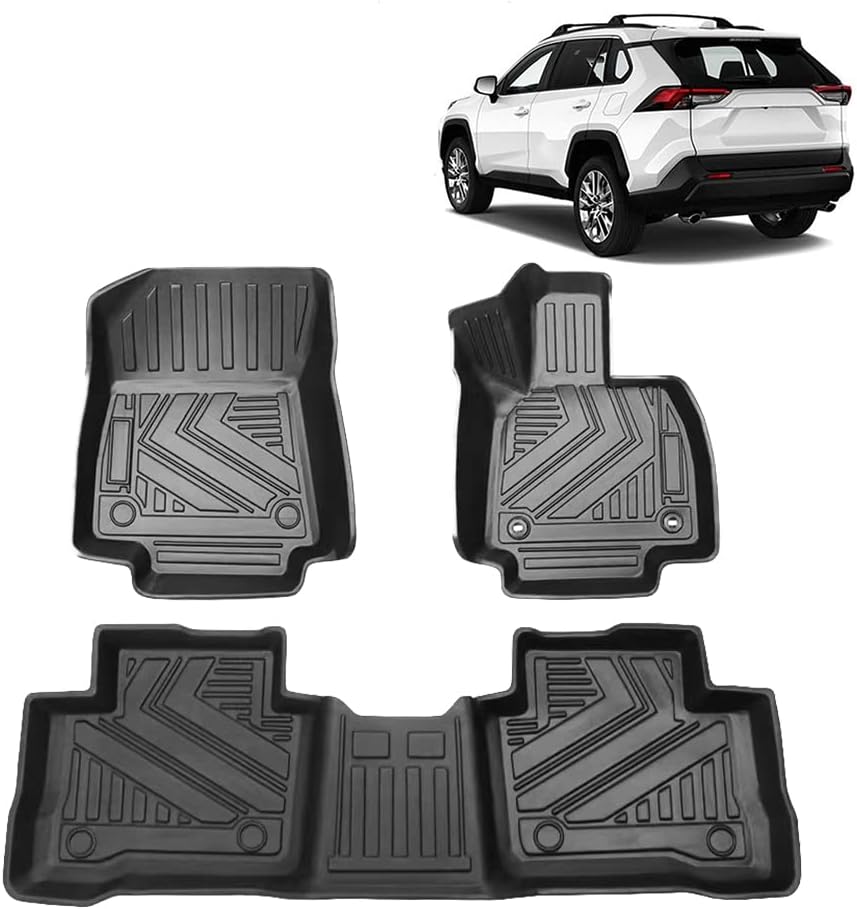 X-CAR 3D Floor Mats for Toyota Rav4 Rav 4 2019-Onwards Heavy Duty All ...