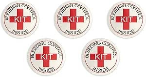 Amazon.com: Bleeding Control Designation Stickers - 5 Pack by Rescue ...