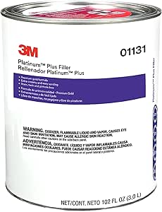 Amazon.com: 3M Platinum Plus Filler 01131, Lightweight, Stain Free ...