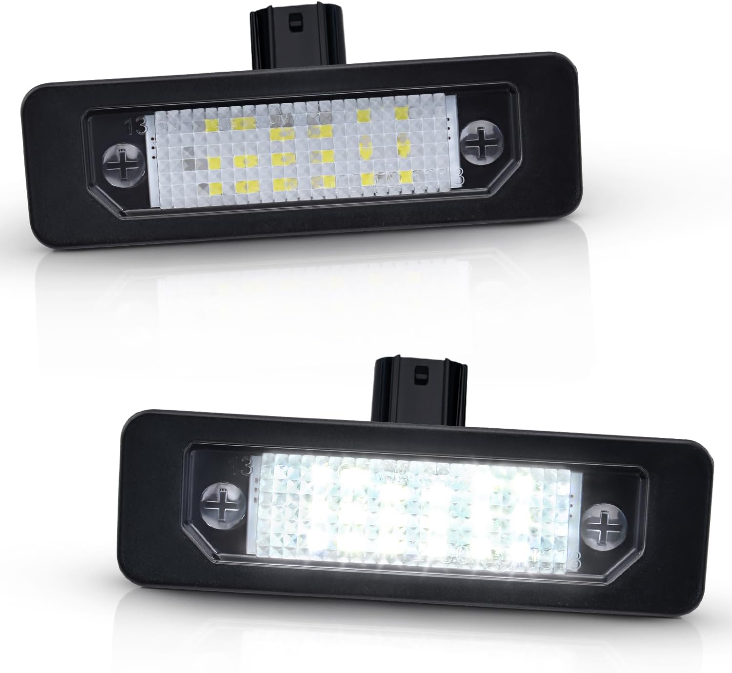 Amazon.com: Asgohme LED License Plate Lights Bright White Tag Lamp ...