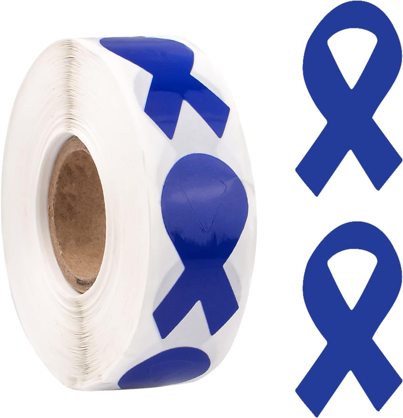 Amazon.com: CRAFFANCY Dark Blue Ribbon Sticker, 500 PCS Ribbon ...