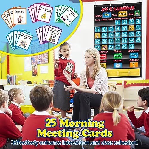 Snapklik.com : Classroom Calendar Pocket Chart,Monthly Calendar For Kid ...