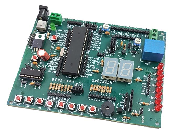 Microchiptechnology Atmega16 Microcontroller Development Board : Amazon.in: Industrial & Scientific