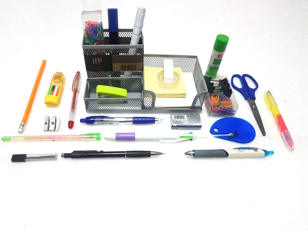 Wire Mesh Desk Organizer Set : Amazon.in: Office Products