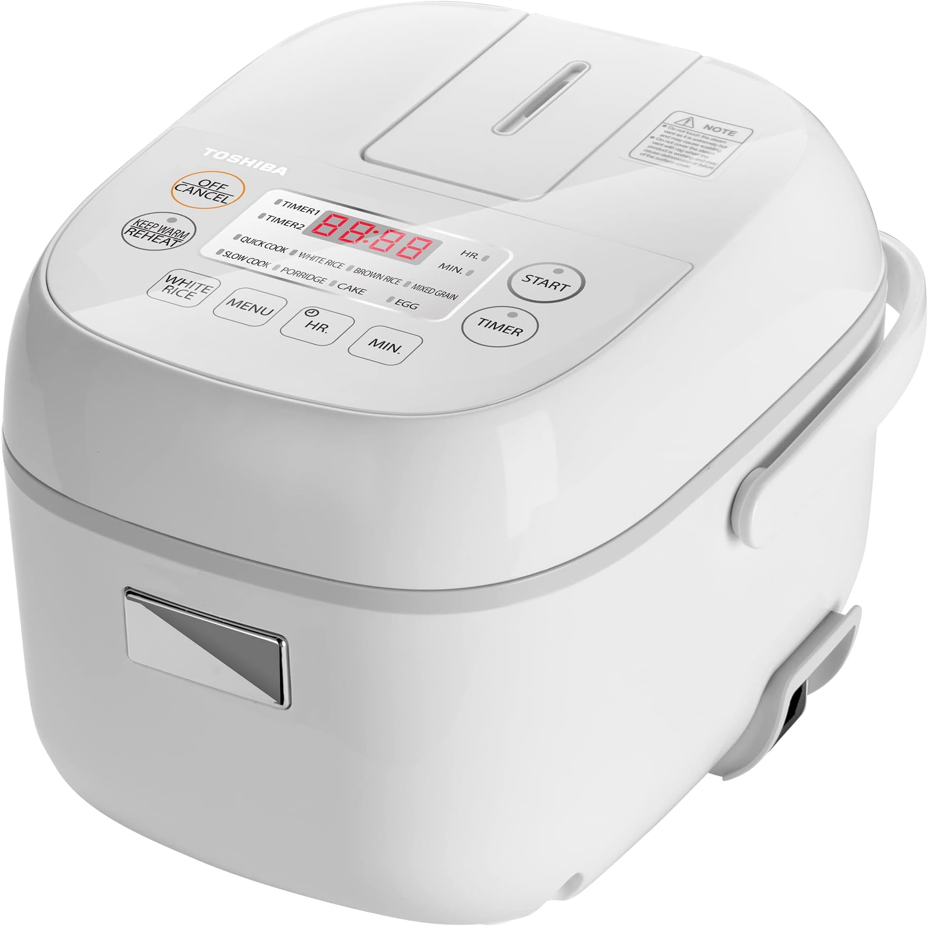 Amazon.com: Tiger JNP-S55U 3-Cup Capacity White Rice Cooker with Non ...