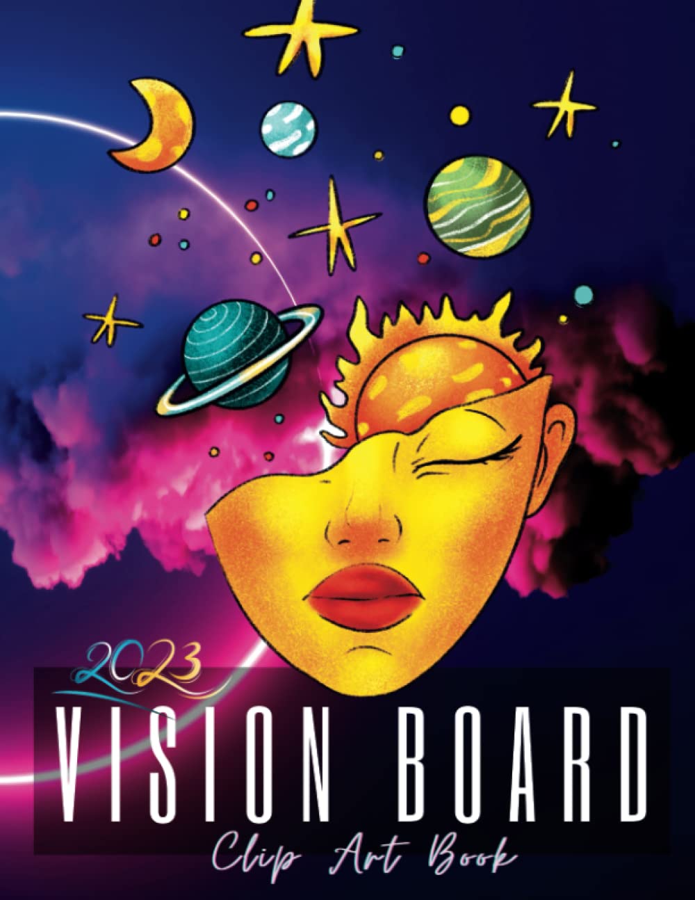 Buy 2023 Vision Board Clip Art Book: Design Your Dream Life with a ...