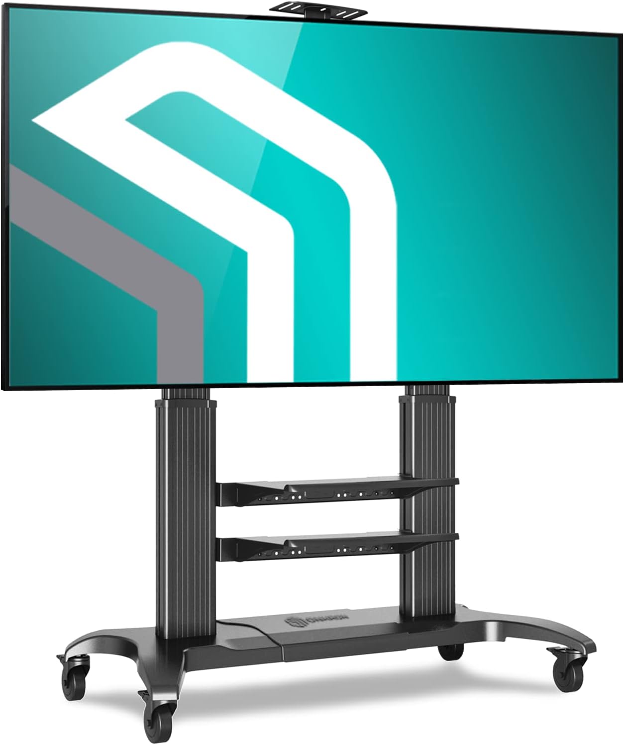 Amazon.com: VEVOR Mobile TV Stand for 23-60 inch TVs Screen Holds up to ...