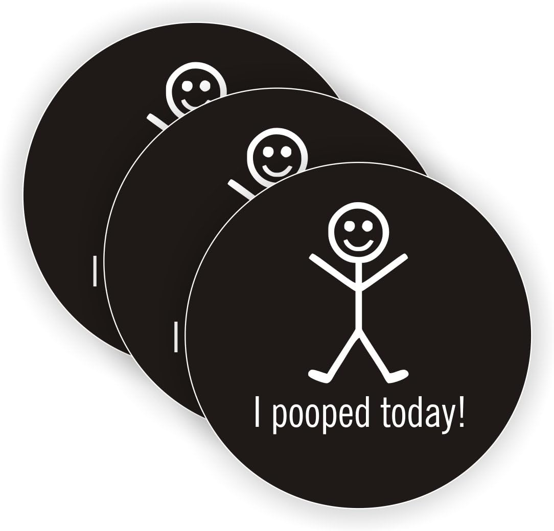 I Pooped Today Hard Hat Sticker / Helmet Decal Label Lunch Tool Box ...
