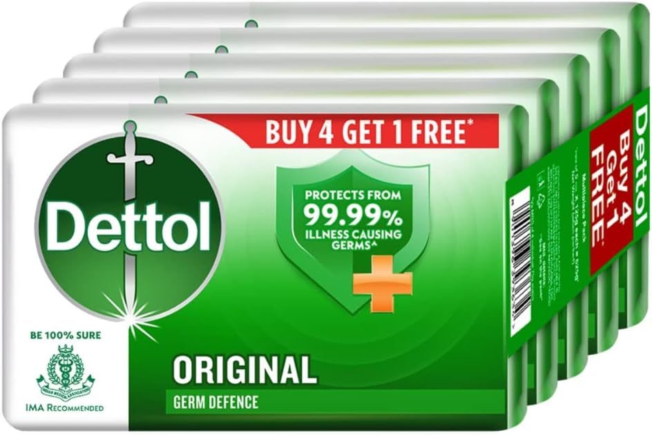 Amazon.com : Dettol Anti Bacterial Original Soap 100g Twin Pack ...