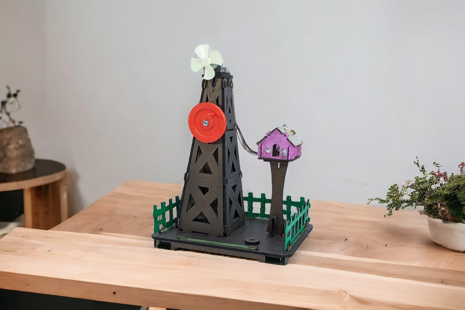 Buy StepsToDo Farm Windmill Making Kit. DIY Wind Turbine Science Kit ...