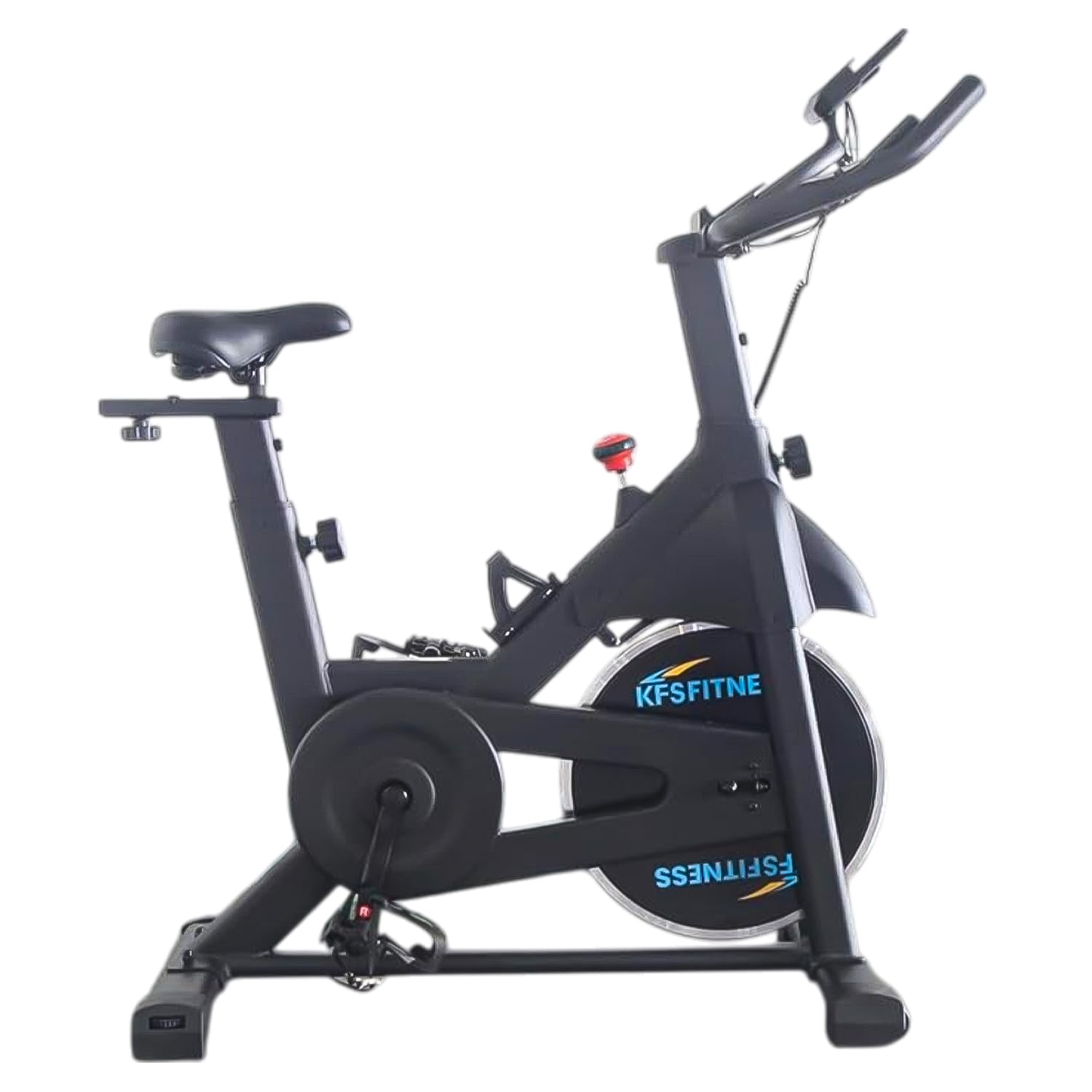 KFS Fitness Home Spin Bike with Console Display | 7kg Magnetic Flywheel ...