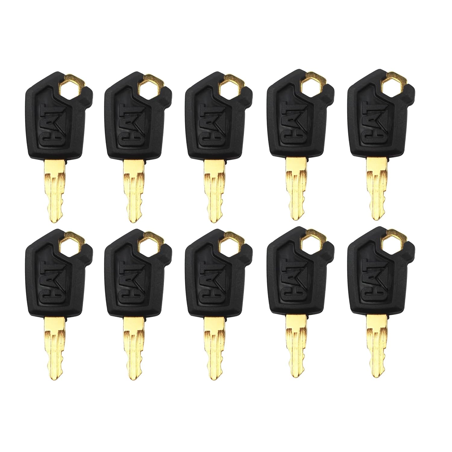 Taicols Pack of 10 Ignition Keys 5P8500, Universal Construction ...