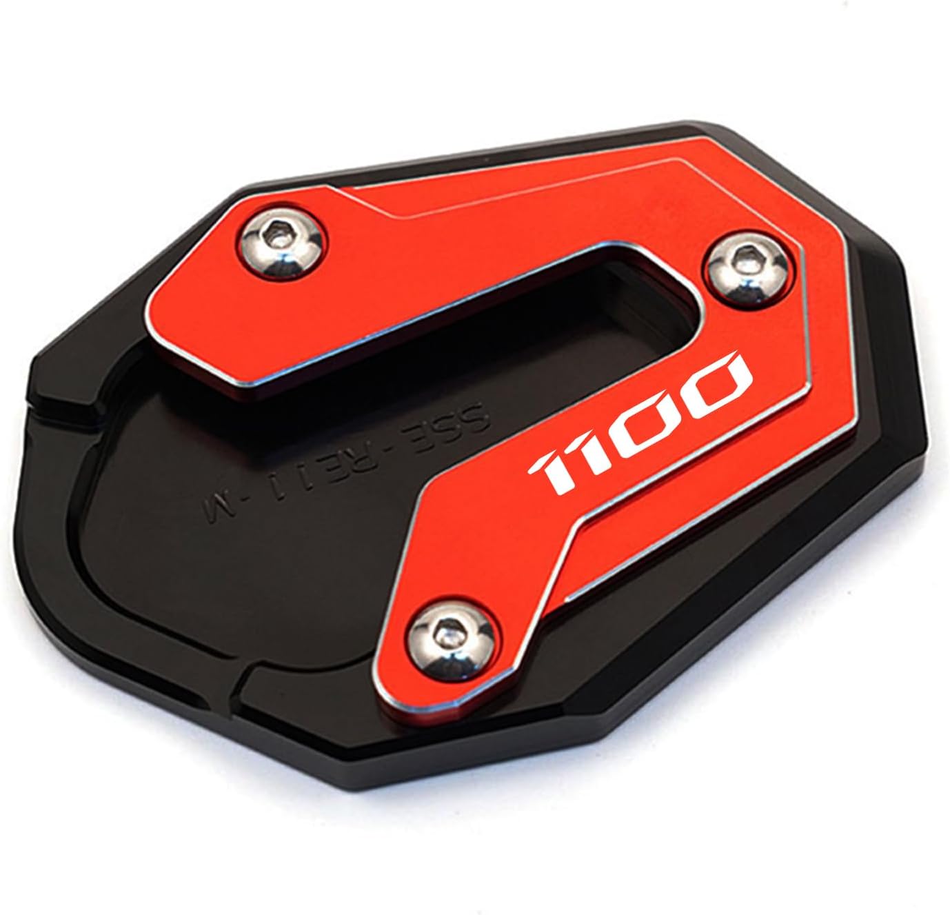 Amazon.com: ZYAKOMO CNC Motorcycle Kickstand Pad Side Stand Enlarge ...