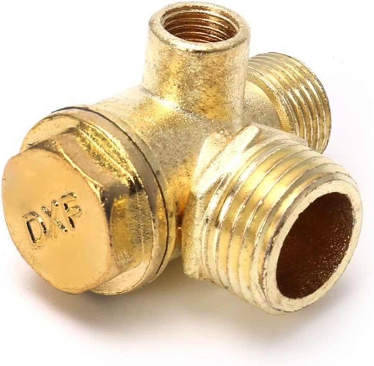 Amazon.com: 3-port Zinc Alloy Air Compressor Check Valve Central ...