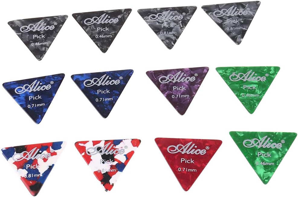 Amazon.com: Fender 355 Shape Guitar Picks, Medium, 12 Pack, Shell ...