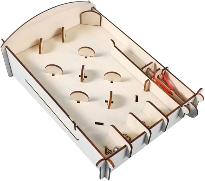 Luwecf Miniature Pinball Machine Innovative Wood Interactive Engaging ...