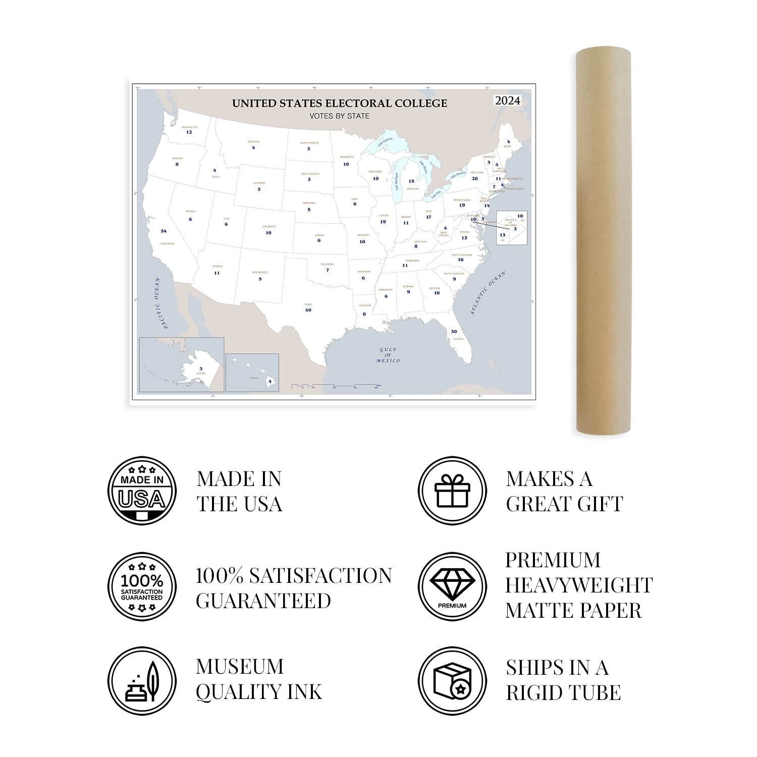 Snapklik.com : HISTORIX 2024 Updated United States Electoral College ...