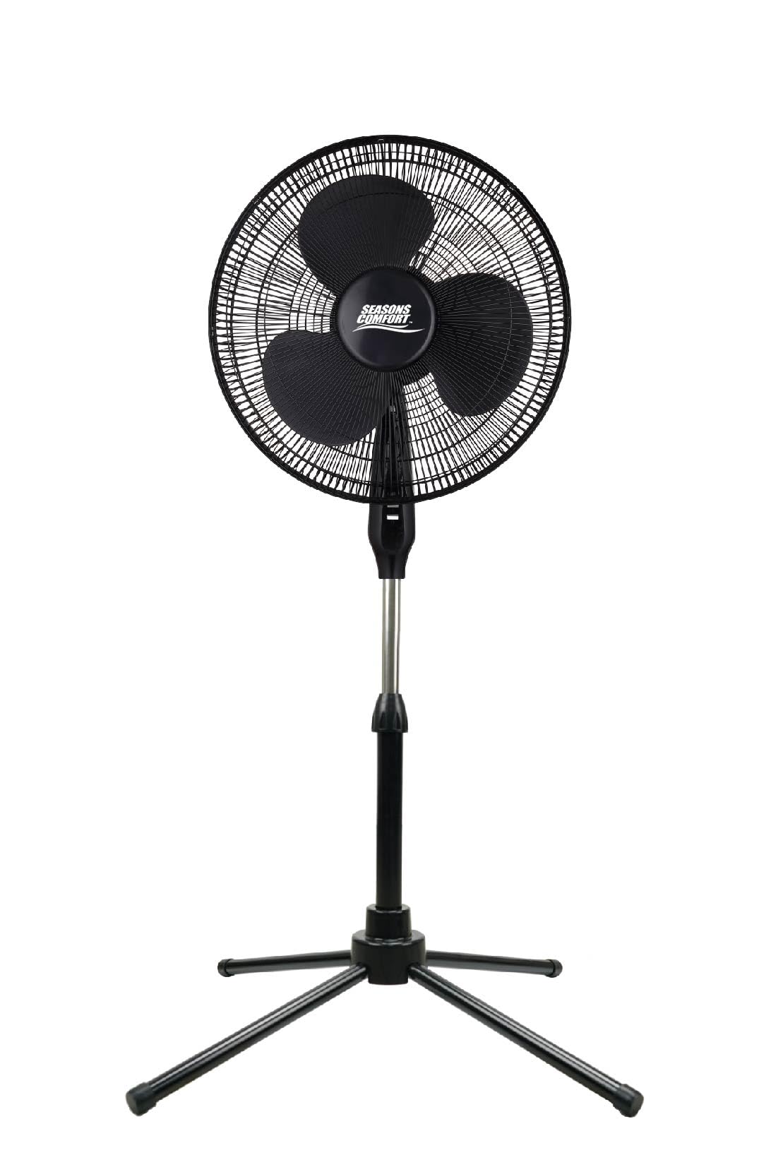 Amazon.com: Seasons Comfort 18" Oscillating Pedestal Base Fan, Black ...