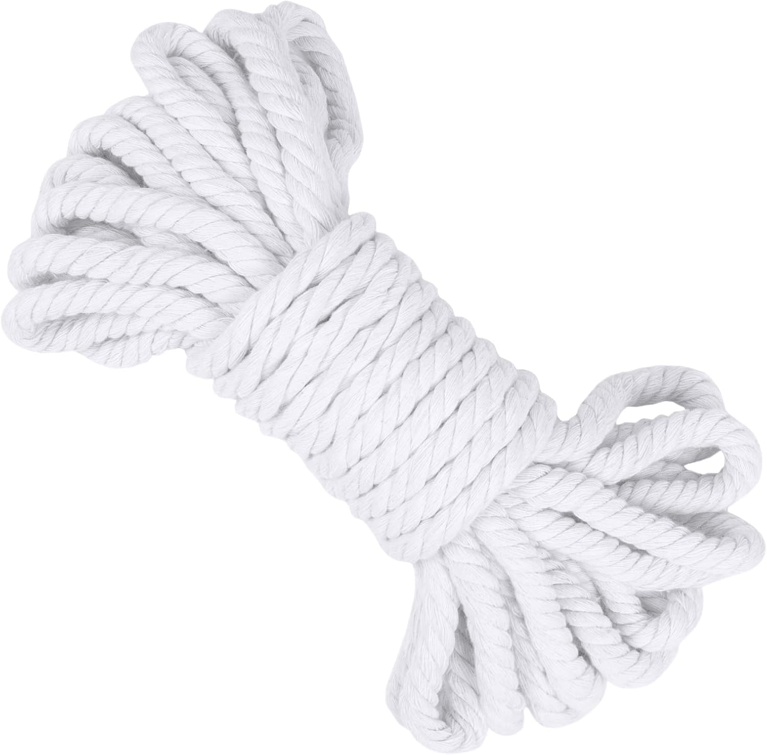 LEREATI 10mm Macrame Cord 10m Thick Macrame Rope Soft Cotton Rope ...