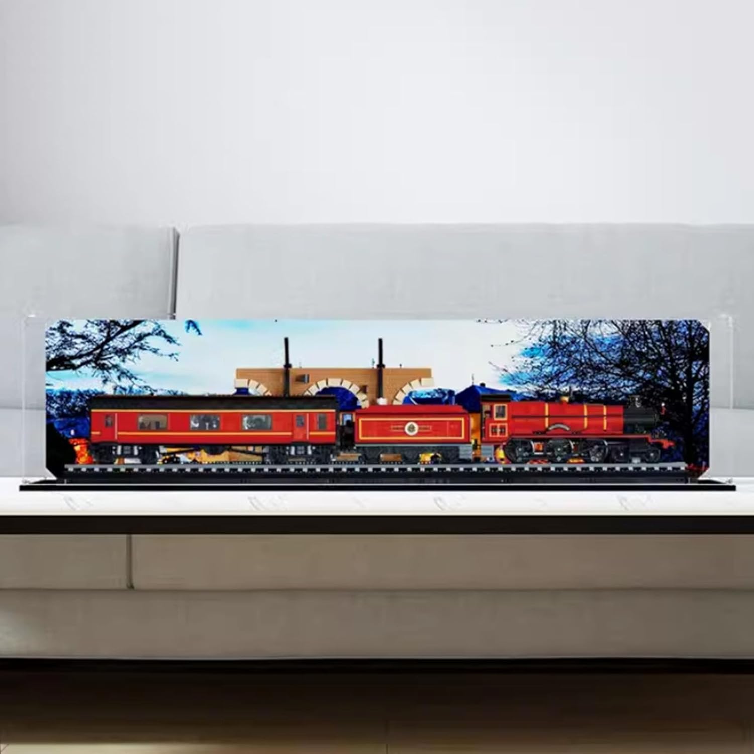 Acrylic Display Case for Lego 76405 Hogwarts Express Model, Dustproof ...