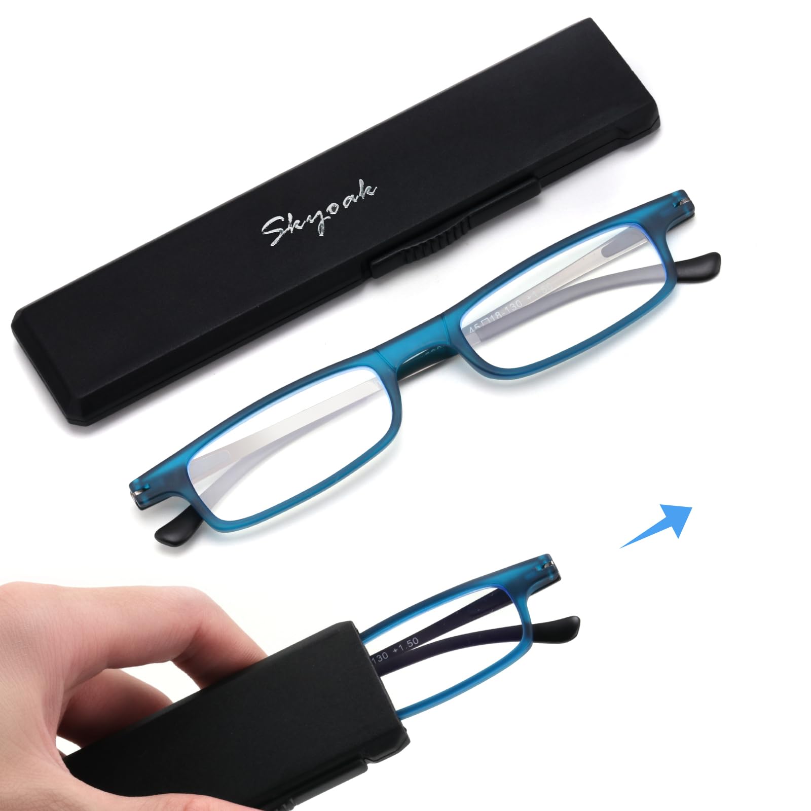 Amazon.com: SKYOAK Ultra thin Lightweight Folding Reading Glasses Women ...