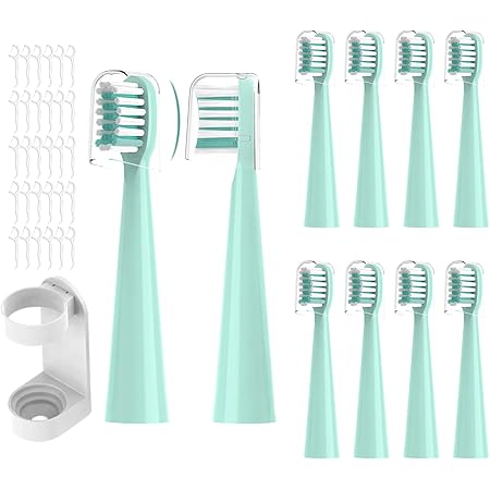 Amazon.com : Replacement Toothbrush Head Compatible with Burst Electric Toothbrush, [10 ...