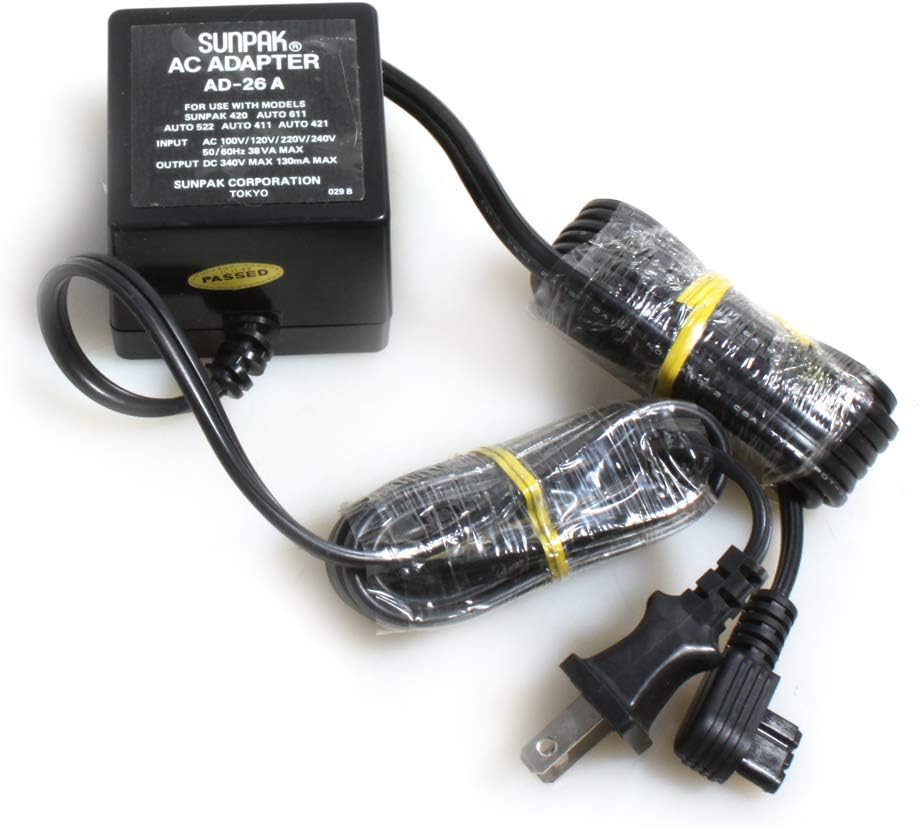 Amazon.com : SUNPAC AC ADAPTER AD-26 A 120 VOLT MULTI VOLTAGE AC ...