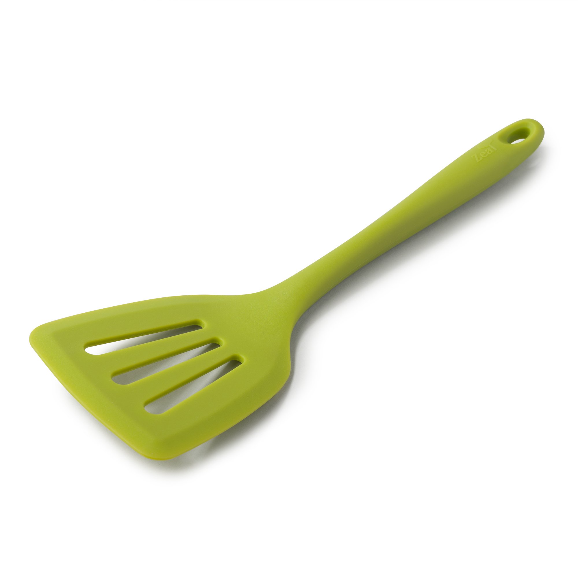 Zeal Silicone Non-Stick Slotted Fish Slice/Cooking Turner (30cm) -Lime ...