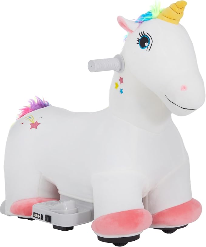 Amazon.com: Qaba 6V Kids Ride on Horse, Battery Powered Ride on Toy ...