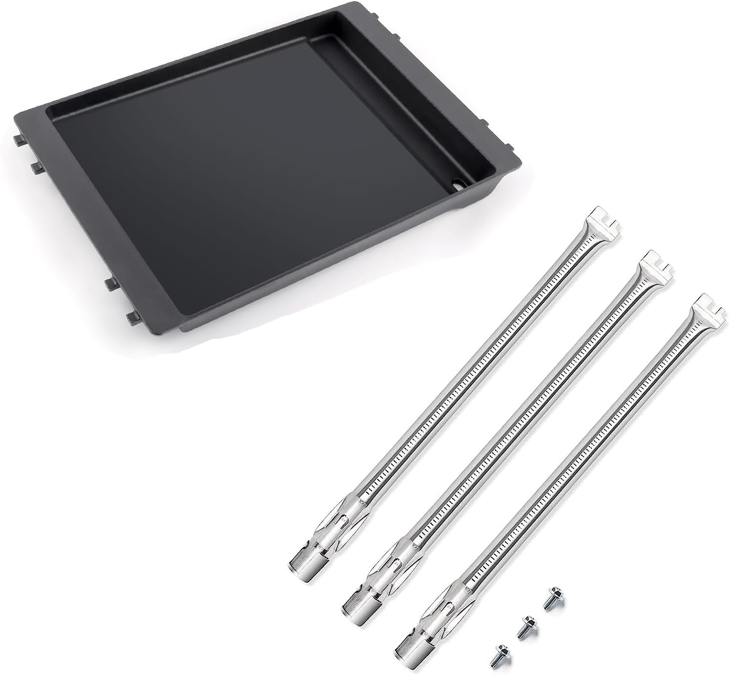 Amazon.com : QuliMetal 7566 Grill Griddle and 62752 Burner for Weber ...