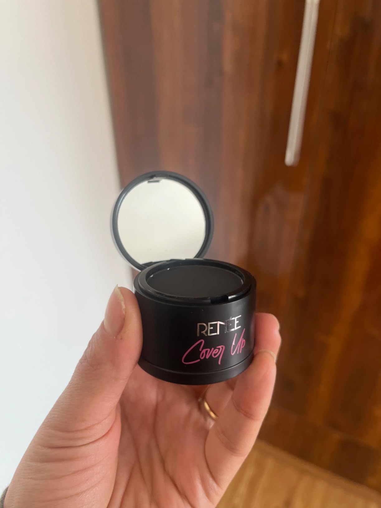 RENEE Cover-Up Hair Powder- Black, Helps Cover Grey Roots & Bald Spots ...