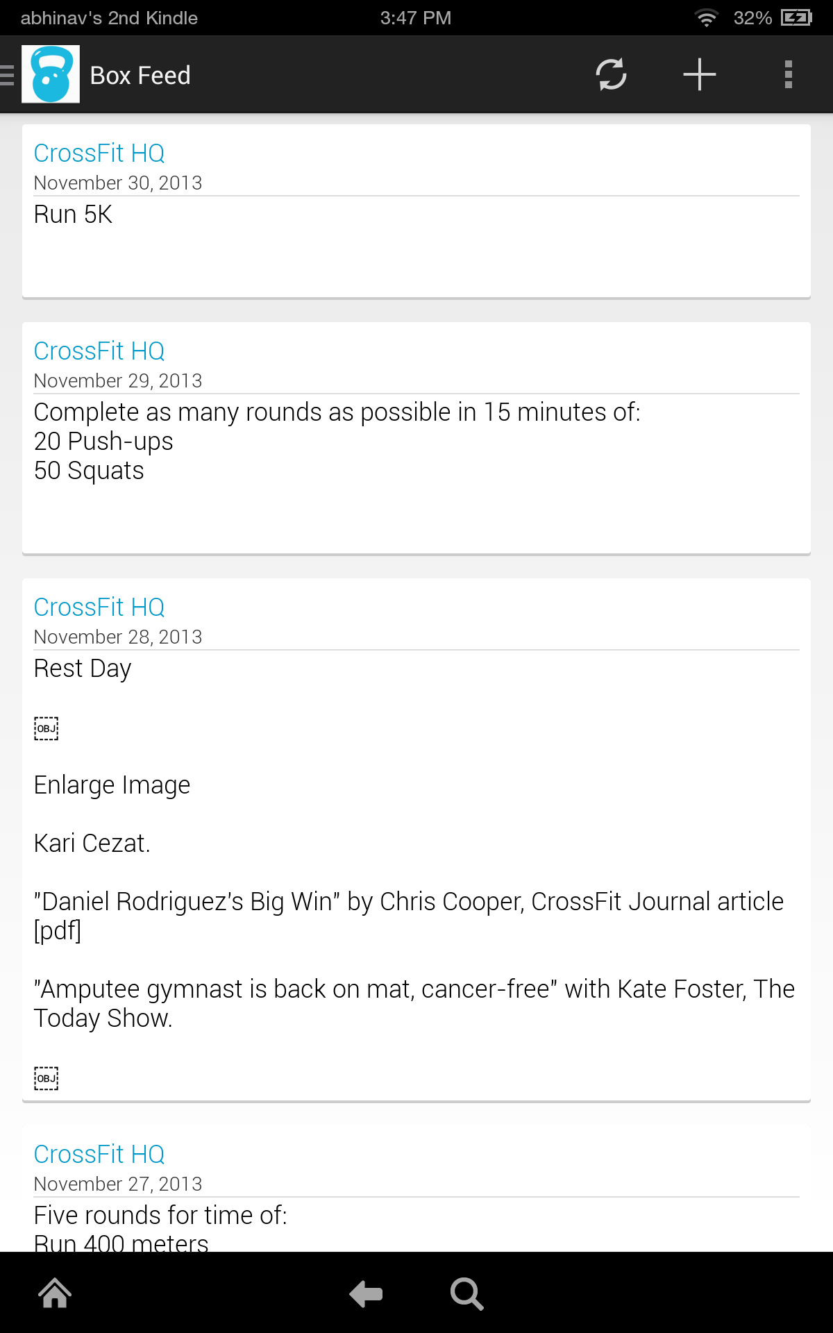 CROSSFIT WOD TRACKER - App on Amazon Appstore