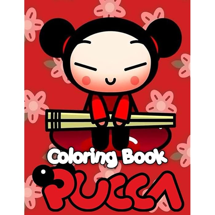 Buy Pucca Coloring Book: Funny Coloring Book With 50+ Images For Kids ...