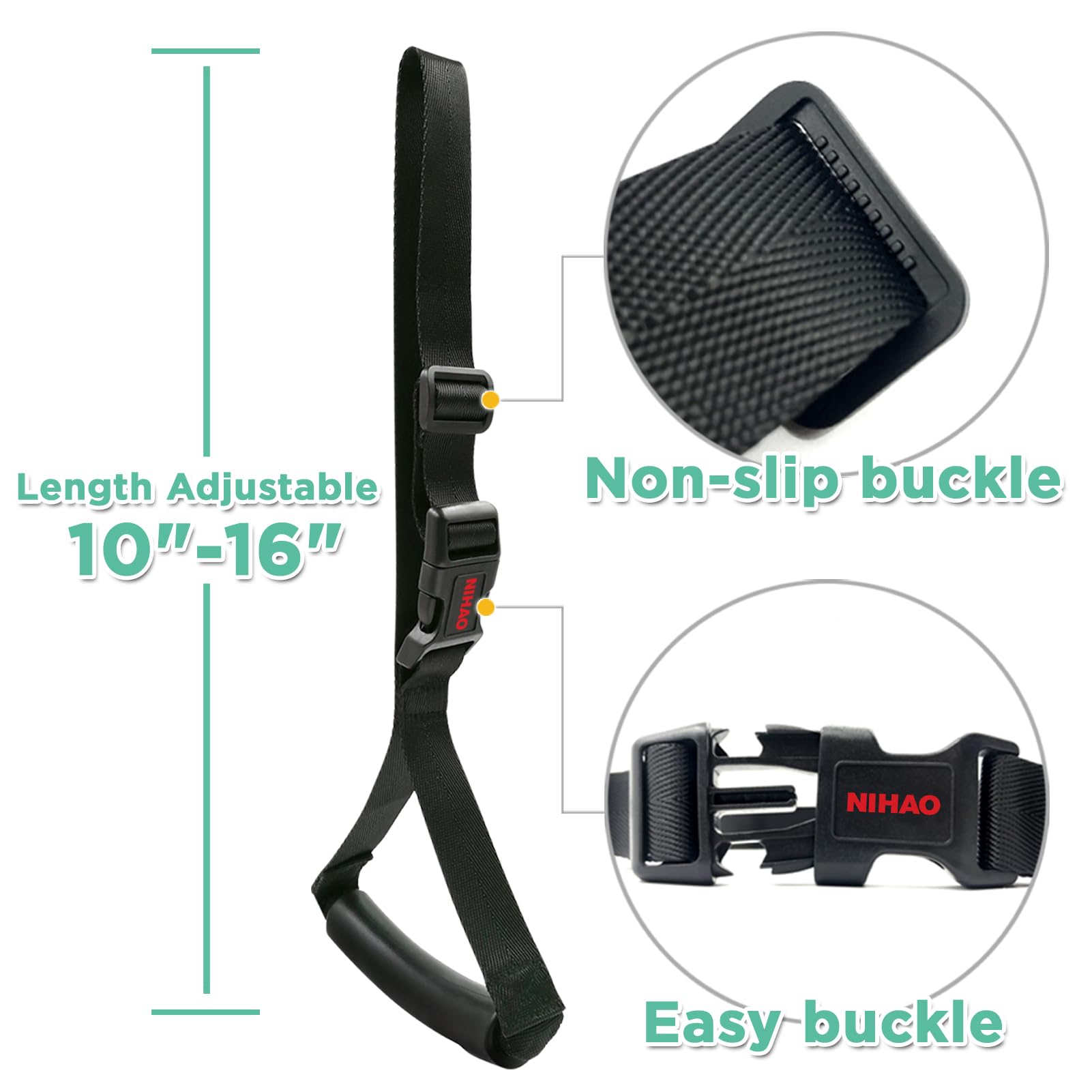Snapklik.com : NIHAO Automotive Standing Aid Safety Grab Handle ...