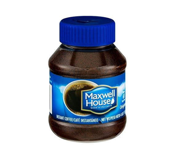 Amazon.com : Maxwell House Original Medium Roast Instant Coffee (4 oz ...