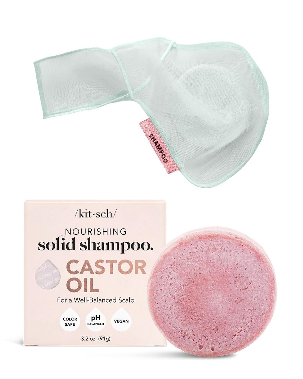 Amazon.com : Kitsch Bottle Free Beauty Soap Bar Bag & Castor Oil ...