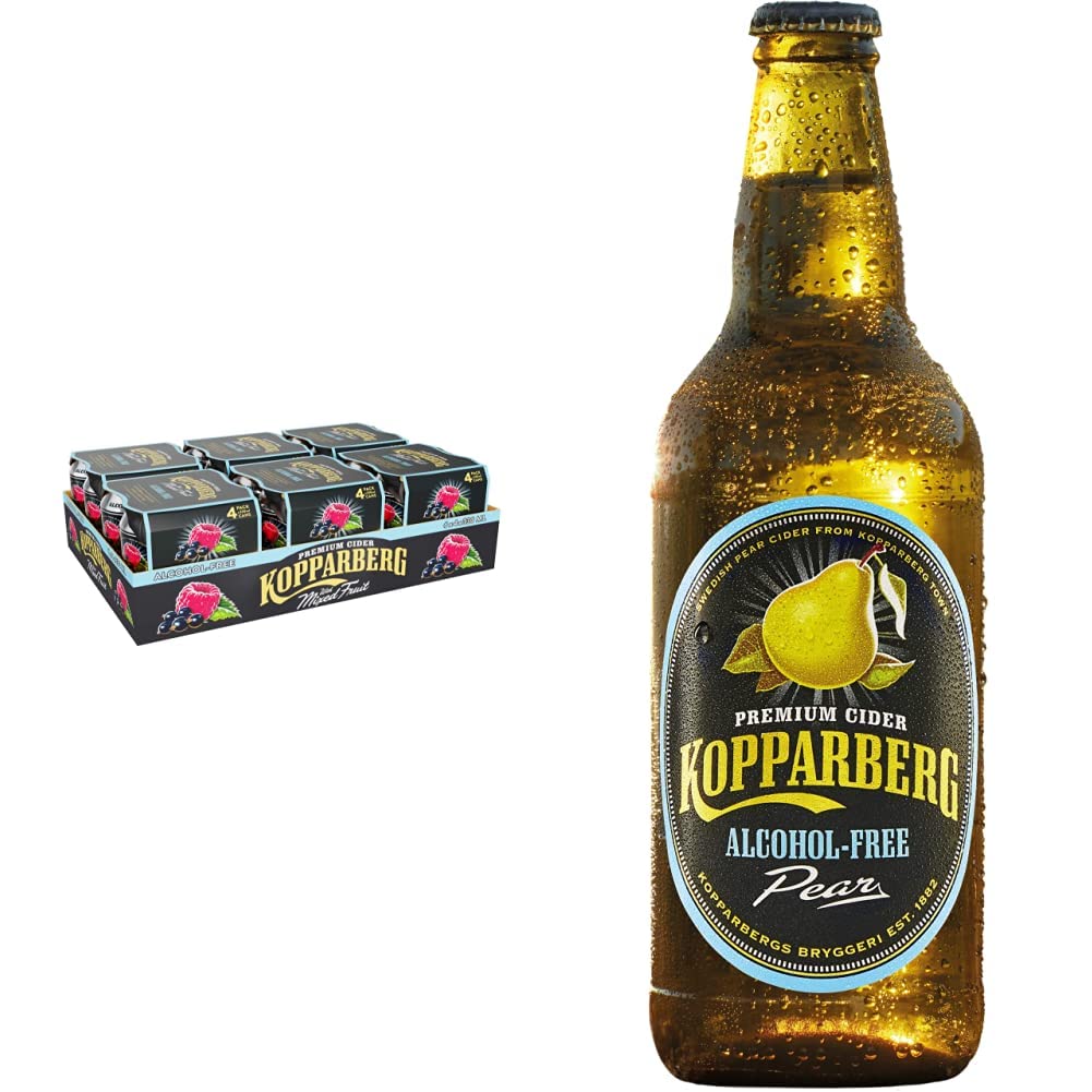 Kopparberg Alcohol Free Mixed Fruit Cider, 24 x 330 ml cans & Alcohol ...