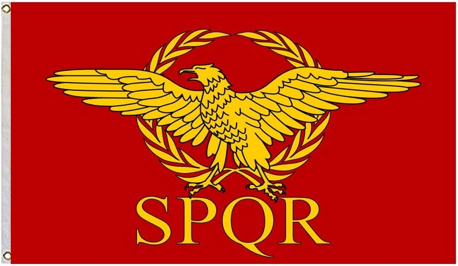 Amazon.com : Roman Empire Senate and People of Rome Flag Size 3x5 Feet ...