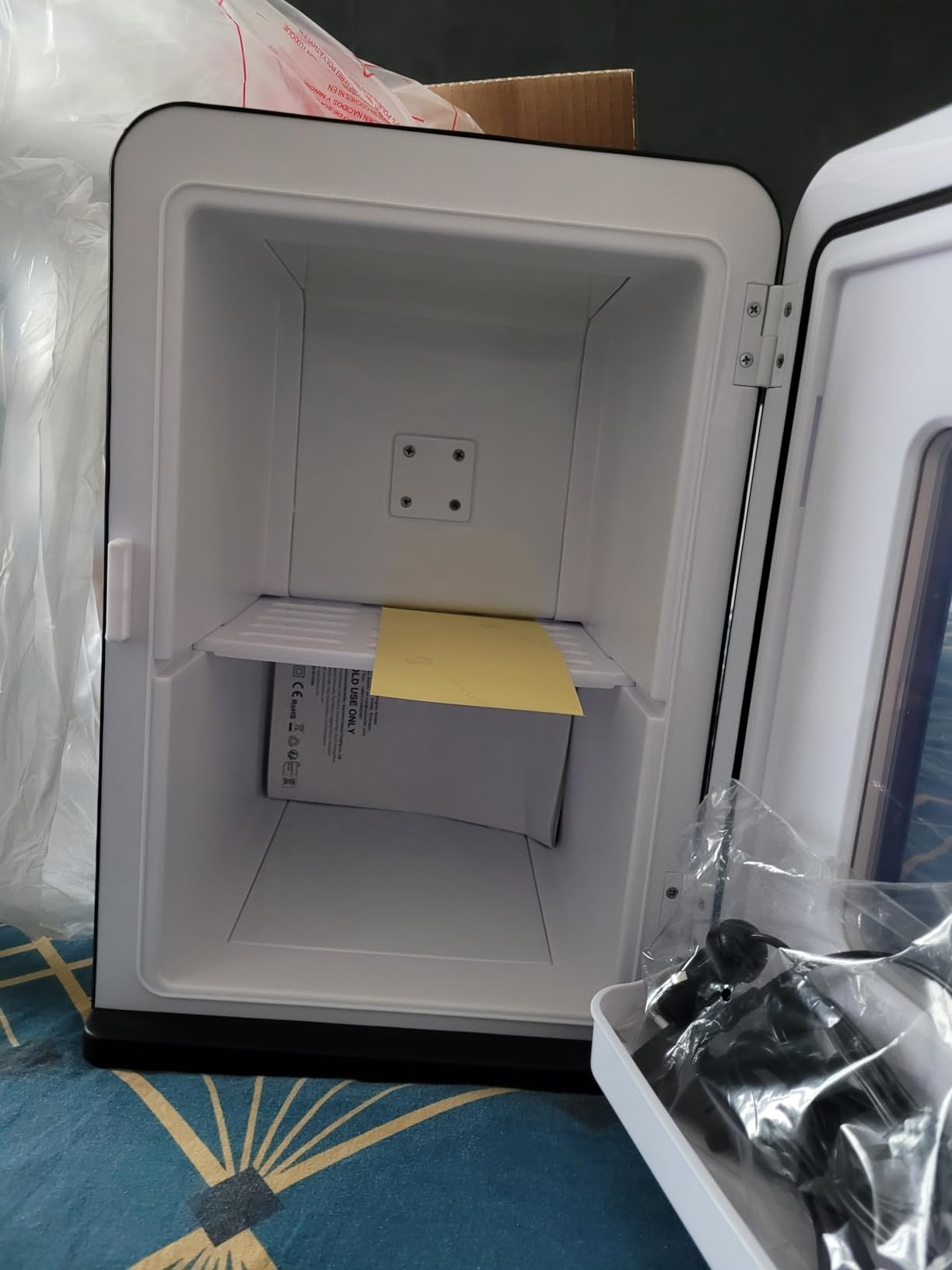 Mini Frigo de Chambre 15L/21 Canettes, FOHERE Petit Frigo Portable 240V ...