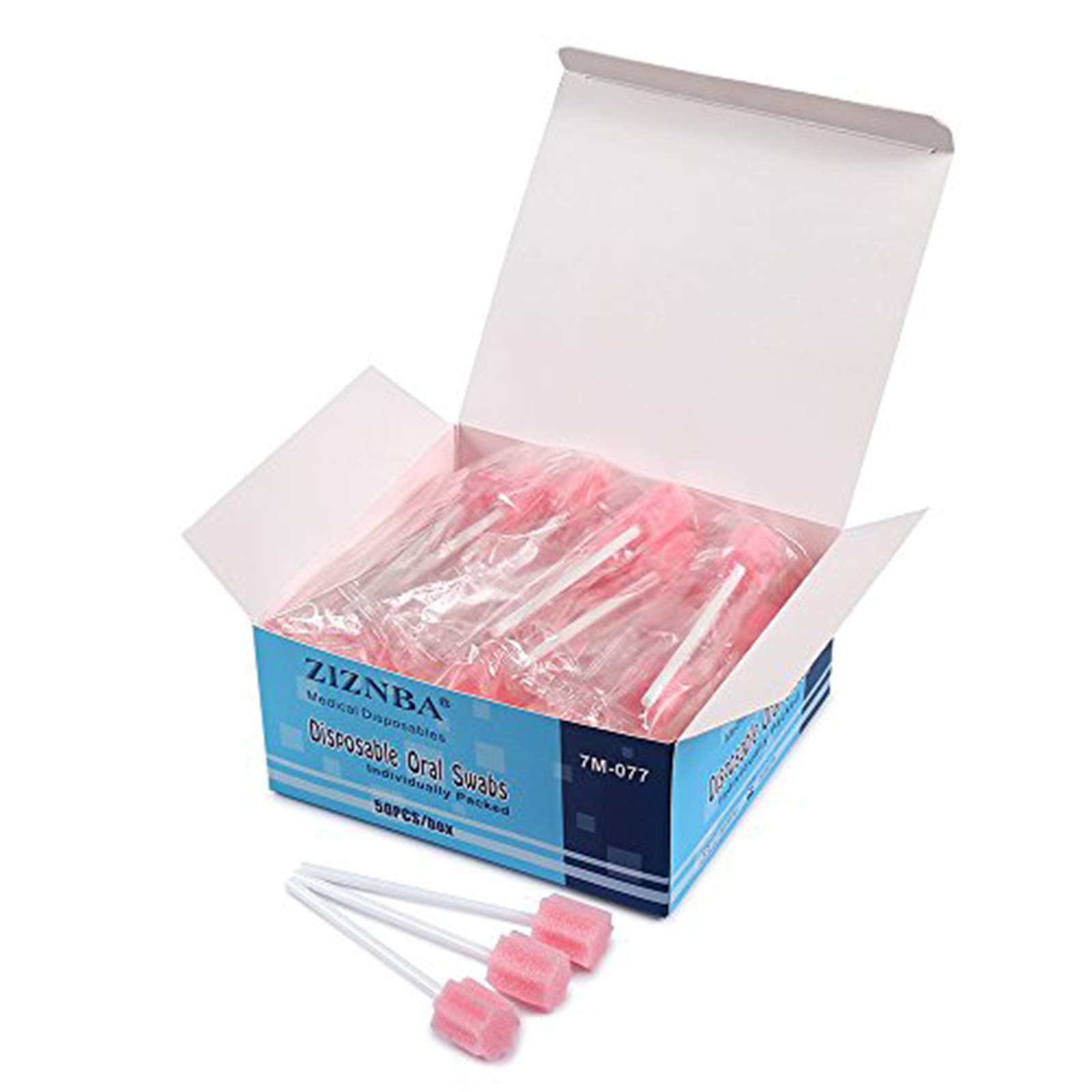 Amazon.com : Disposable Oral Swabs, Sterile Dental Sponge Swabsticks ...