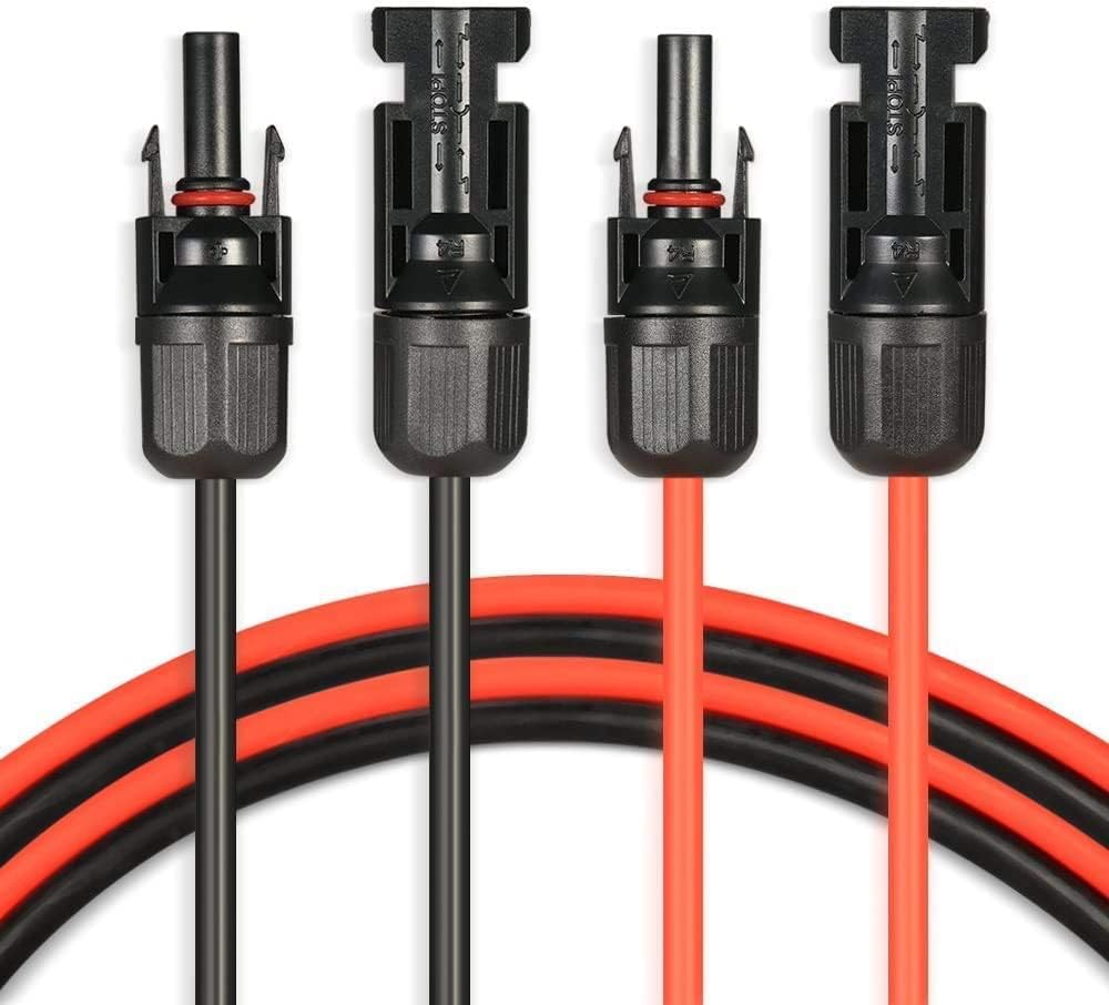 Amazon.com: ECO-WORTHY 16FT 11AWG Solar Extension Cable with Male and ...