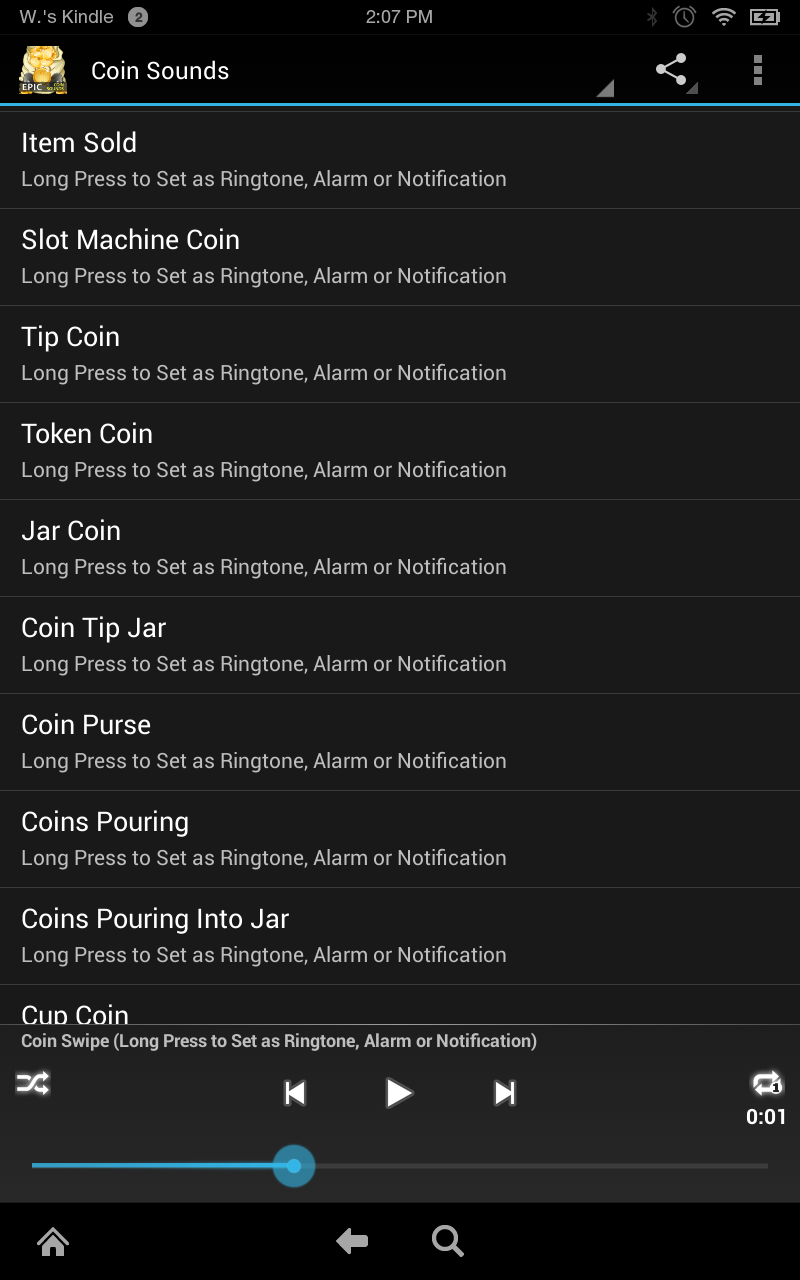 Epic Coin Sounds and FX - App on Amazon Appstore