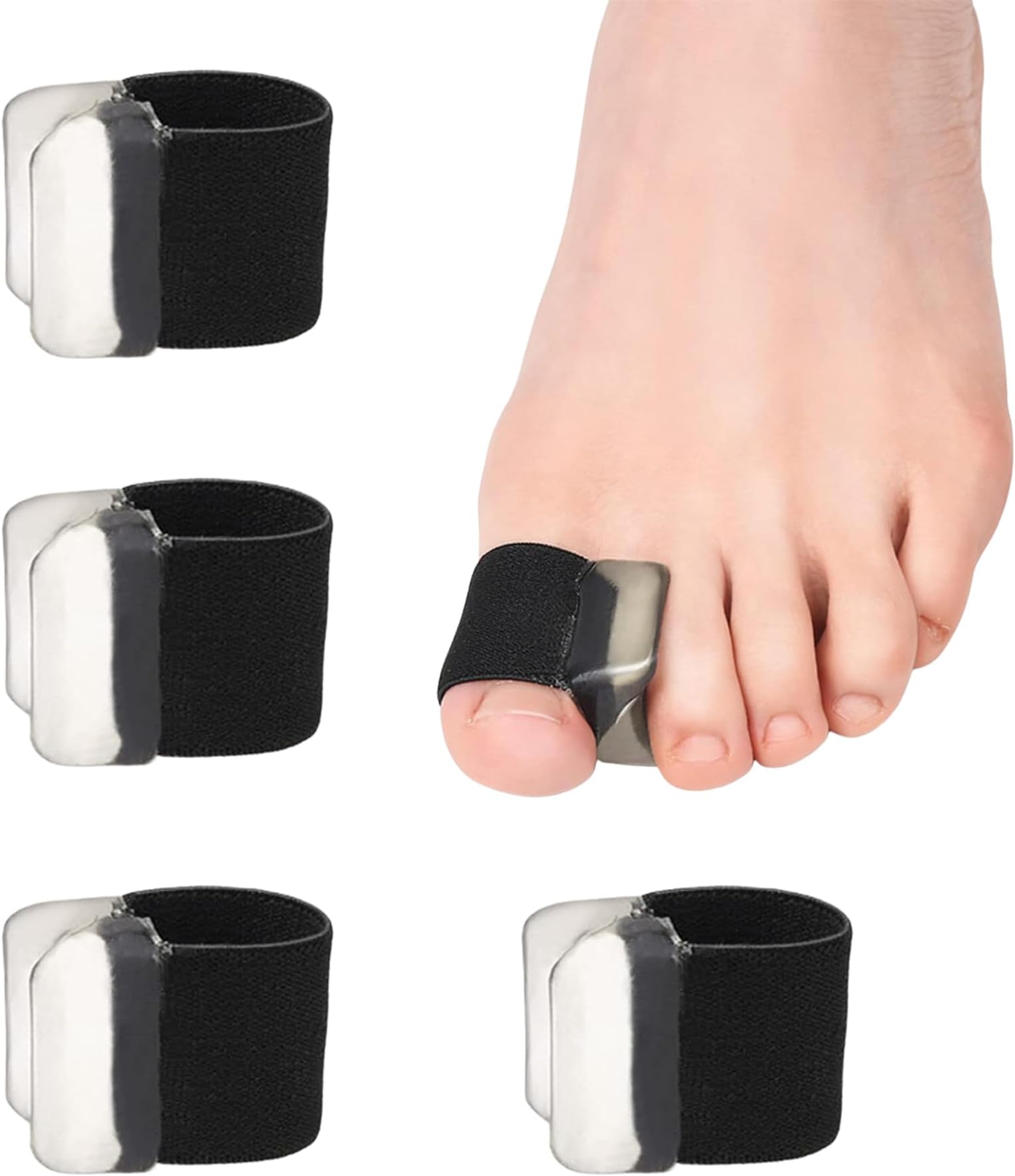 NUDFSY 4 Pcs Bunion Thumb Corrector, Toe Separator, Toe Straightener ...