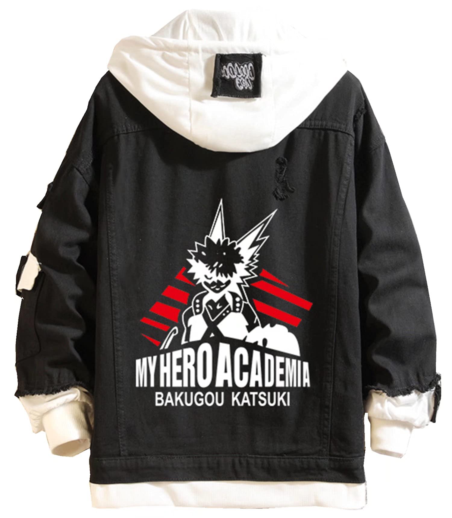 My Hero Academia Denim Jacket Manga Izuku Midoriya Deku Jean ...