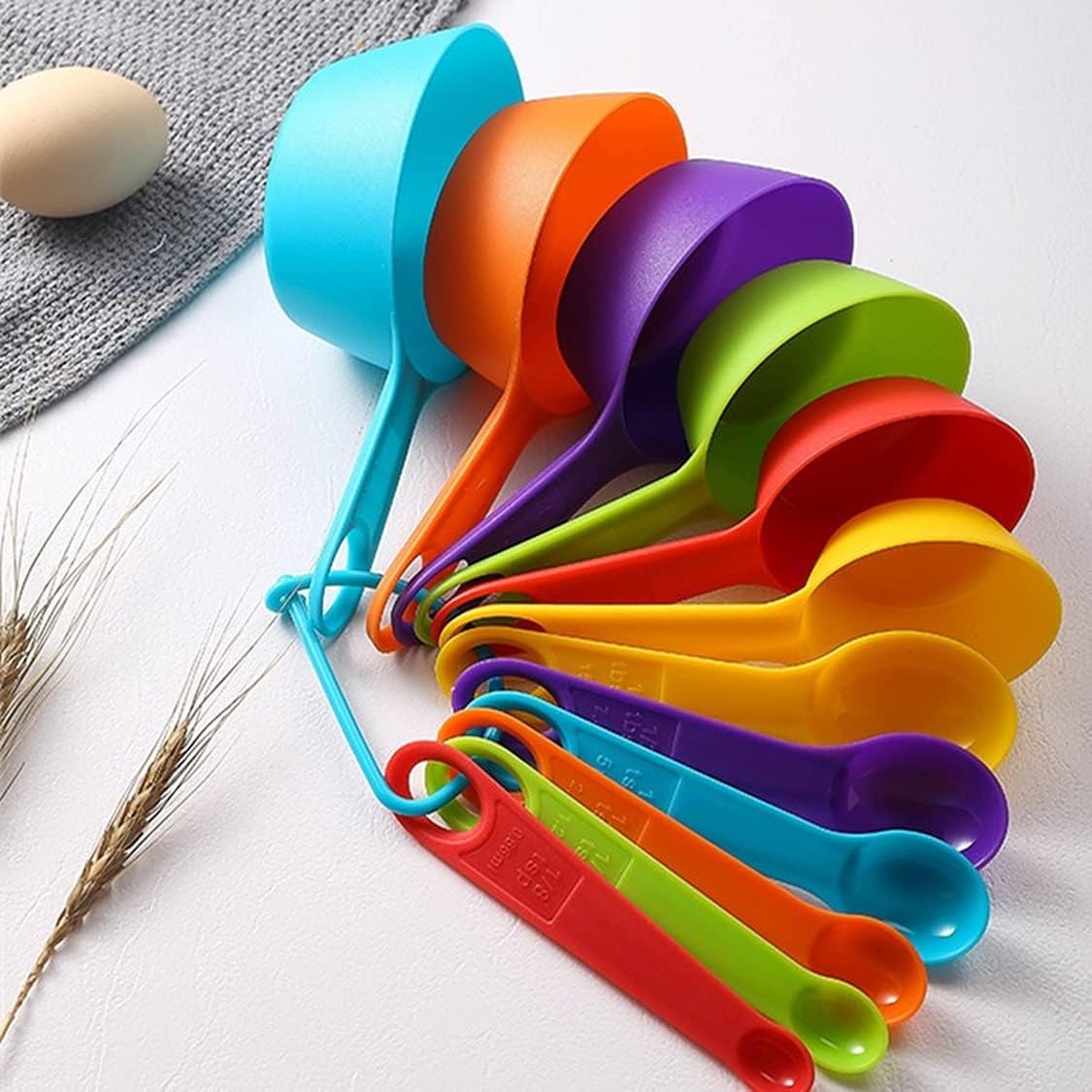 Buy Tim Hawk Darkpyro Plastic Measuring Spoon and Cup Set, 8-Pieces ...