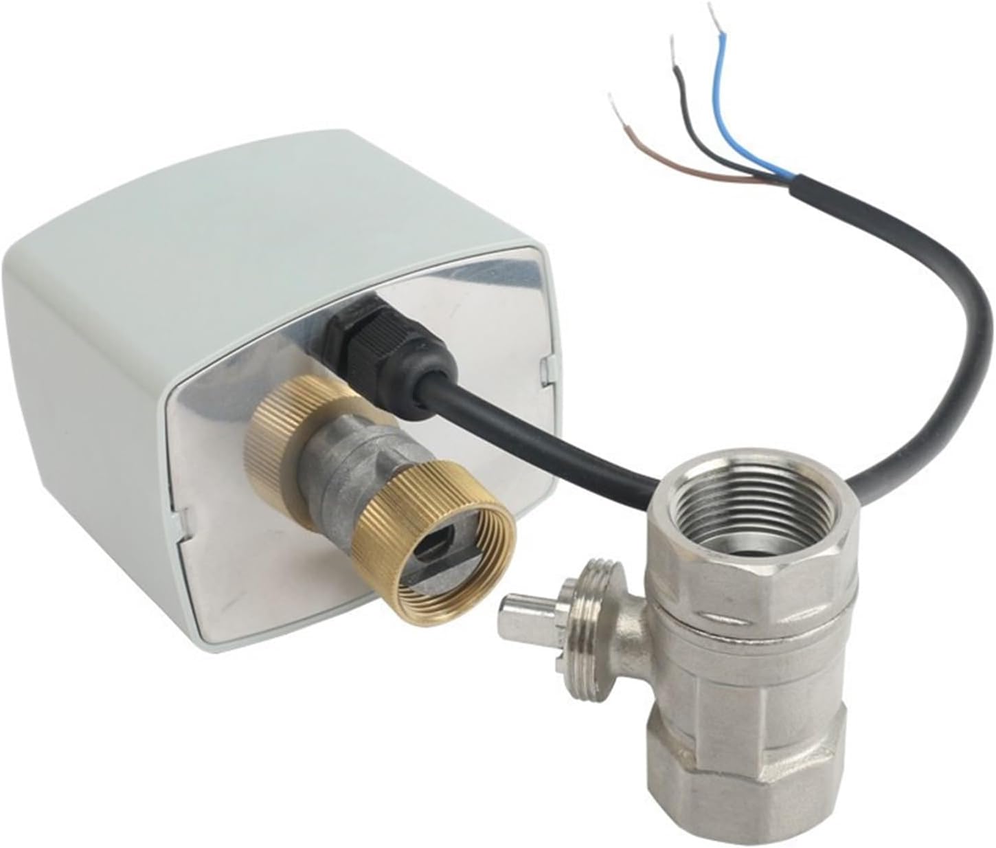 1/2-Zoll-Edelstahl-Motorventil, 220 V, 12 V, 24 V, 3-Draht, 2 Steuerung ...