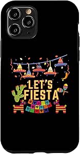 Amazon.com: iPhone 11 Pro Lets Fiesta Mexico Party Pinatas Maracas ...