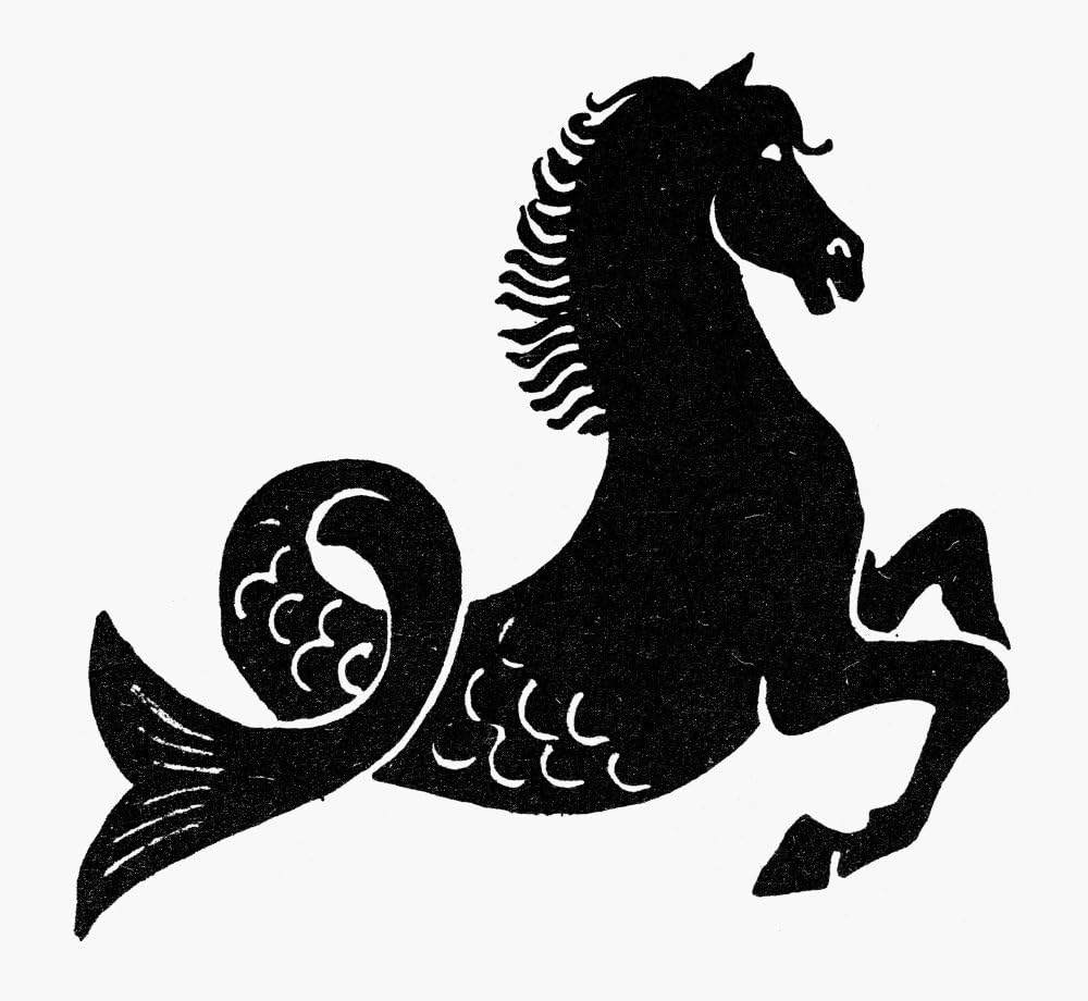 Amazon.com: Mythology Poseidon Nthe Seahorse Representing The Greek God ...