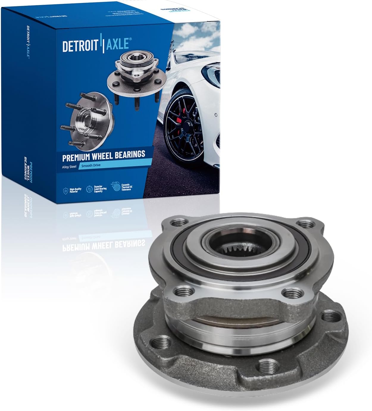 Amazon.com: Detroit Axle - Pair Front Wheel Bearing Hubs for 2014-2018 ...